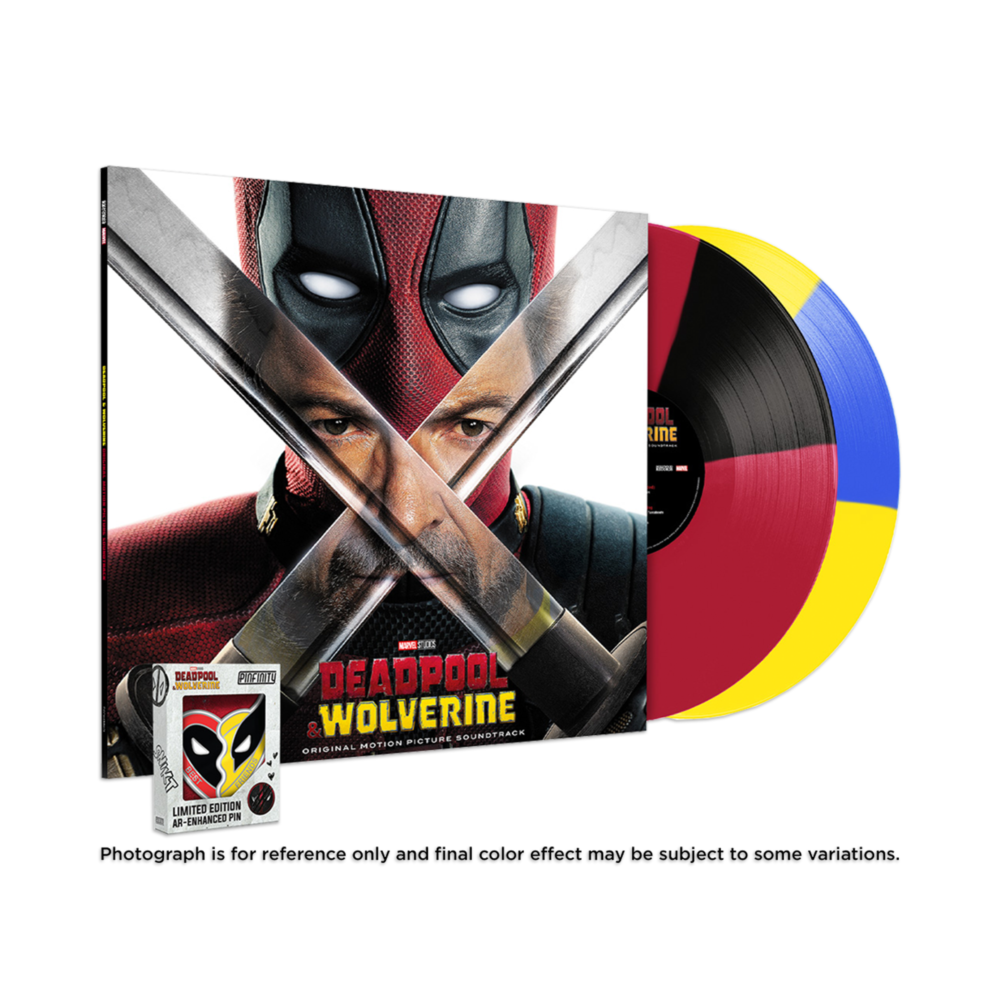 Deadpool & Wolverine (OST): Colour Vinyl 2LP + Pinfinity Badge - Disney ...