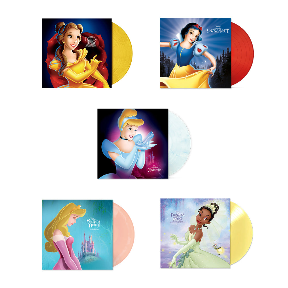 Disney Princess Coloured Vinyl Bundle - Disney Music Emporium UK