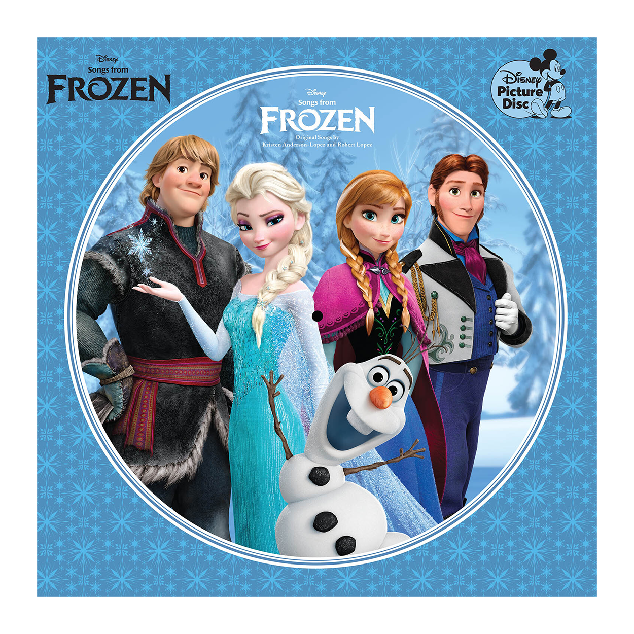 Songs From Frozen: Limited Edition Picture Disc Vinyl LP - Disney Music ...