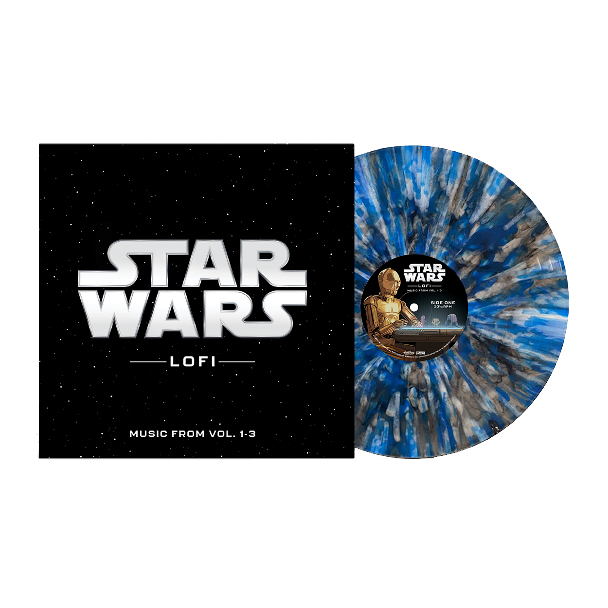 Star Wars Lofi: Splatter Vinyl LP - Disney Music Emporium UK