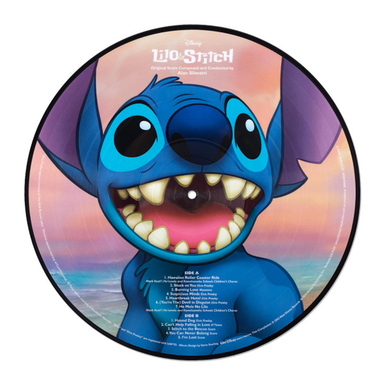 Lilo & Stitch: Picture Disc Vinyl LP - Disney Music Emporium UK