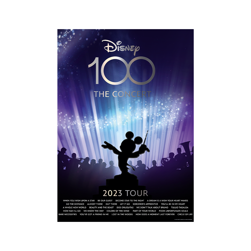 Disney 100 - The Concert - UK Tour Programme - Disney Music Emporium UK